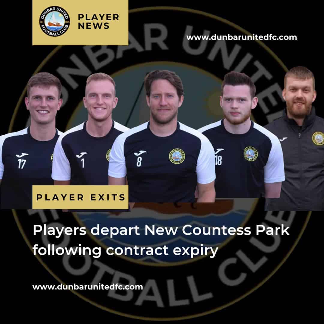 Player Departures - Dunbar United F.C. Dunbar United F.C.