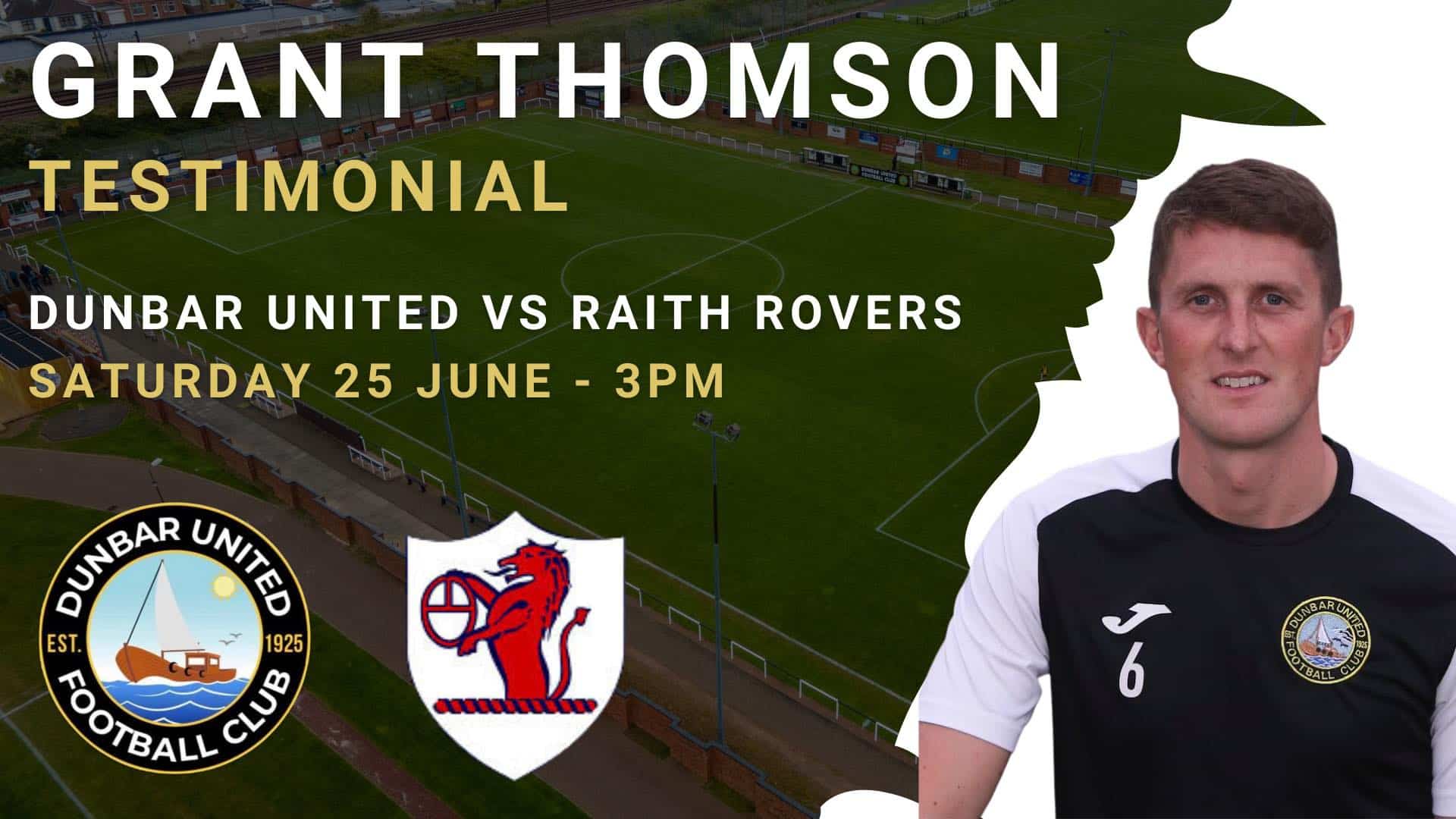 Thommo testimonial update - Dunbar United F.C. Dunbar United F.C.