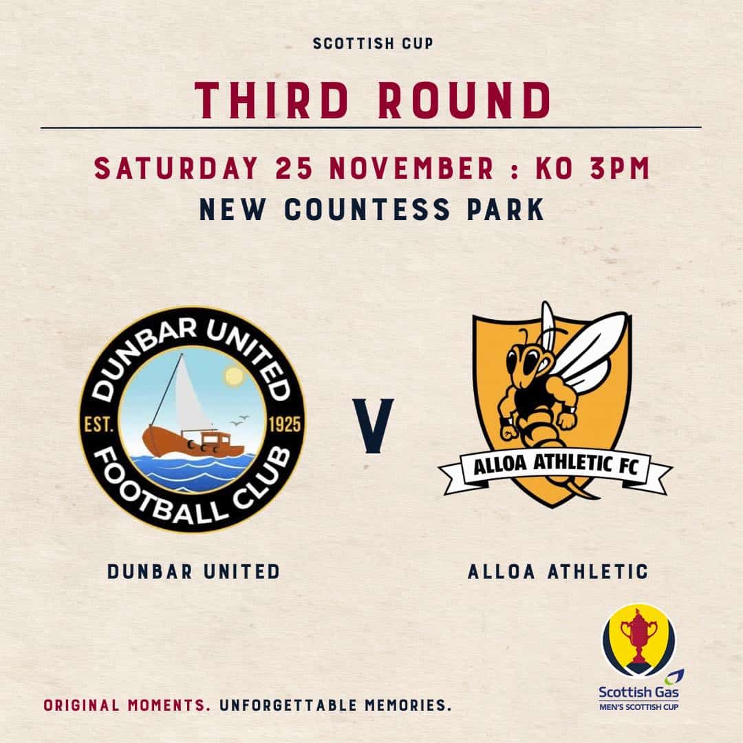 Scottish Cup Third Round Tickets Now On Sale - Dunbar United F.C ...